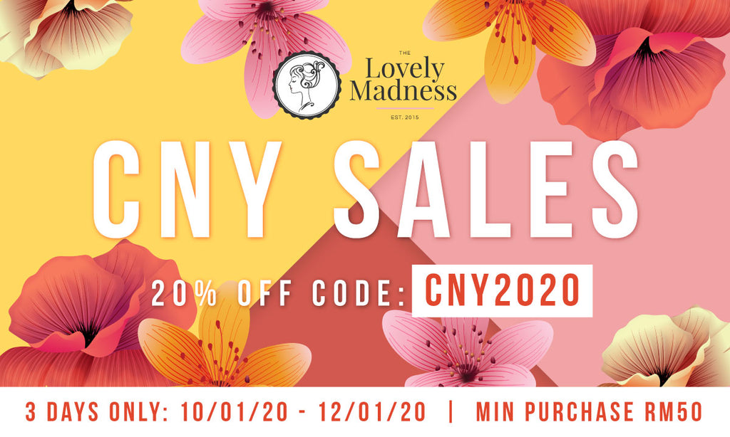 CNY SALES - 20% Discount Code: CNY2020 – LovelyMadness Clothing Malaysia